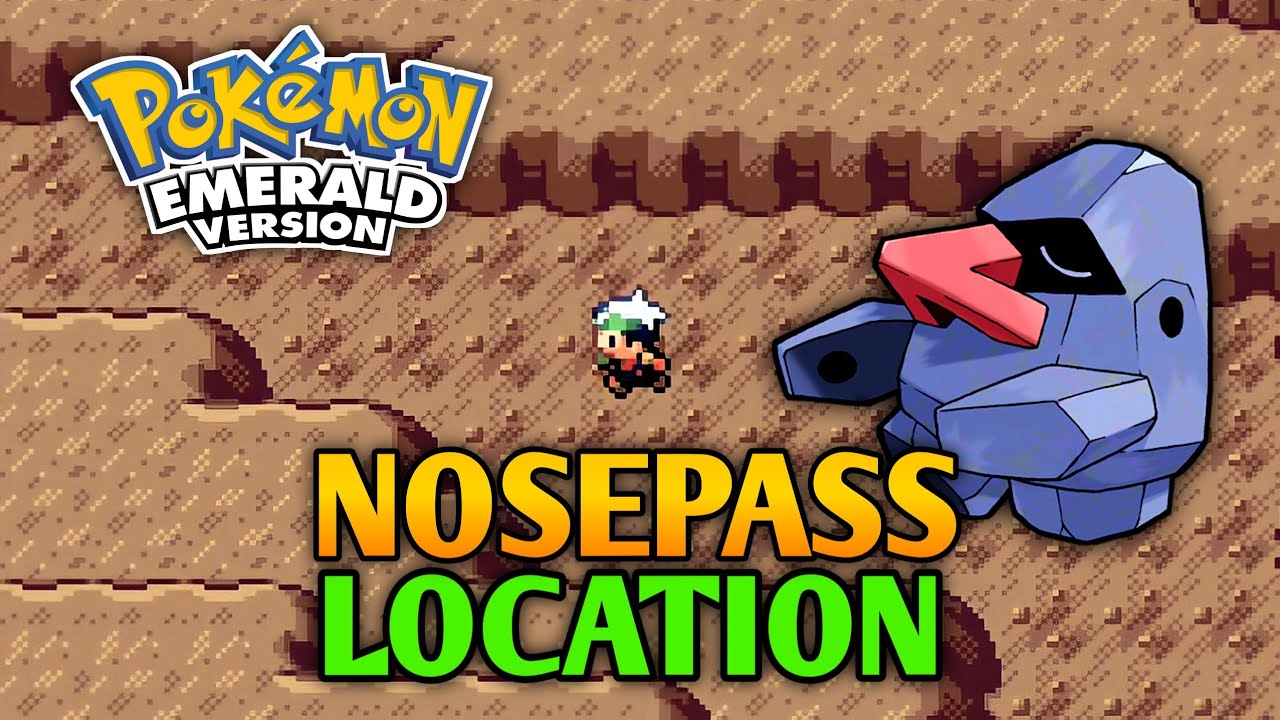 How To Catch Nosepass In Pokemon Emerald | Nosepass Location - YouTube