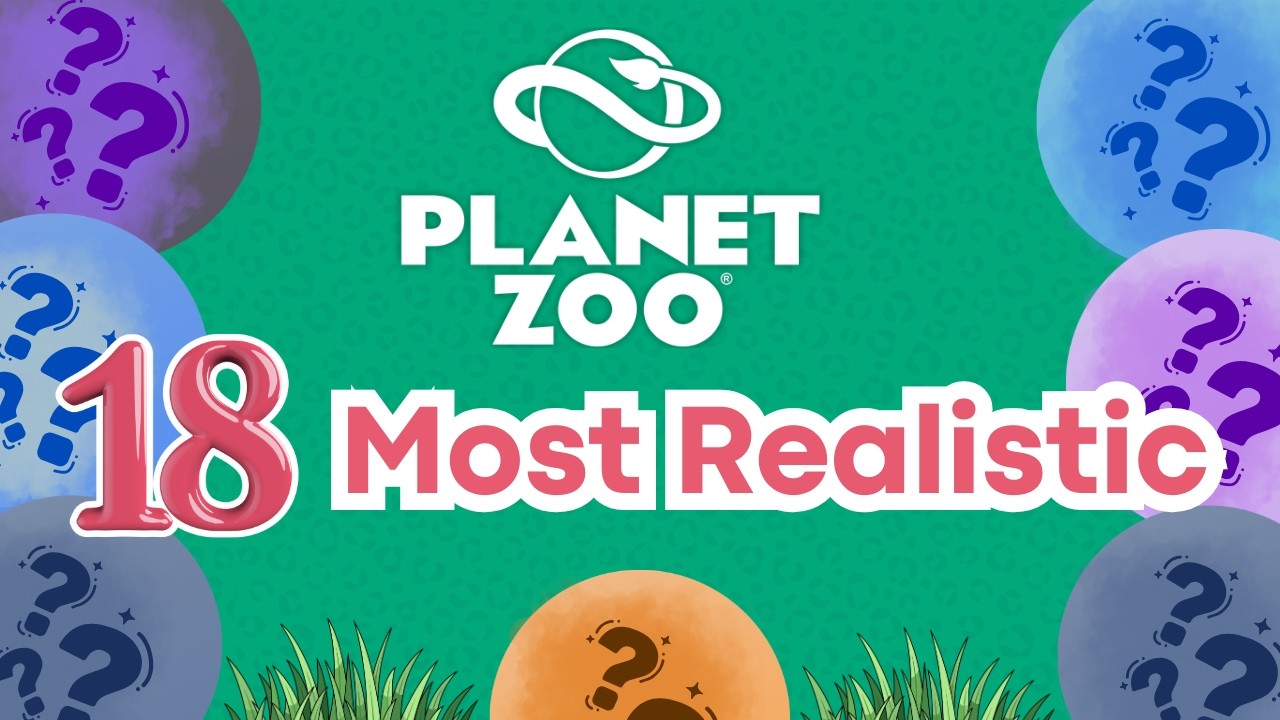 The 18 MOST REALISTIC Animals in Planet Zoo - YouTube