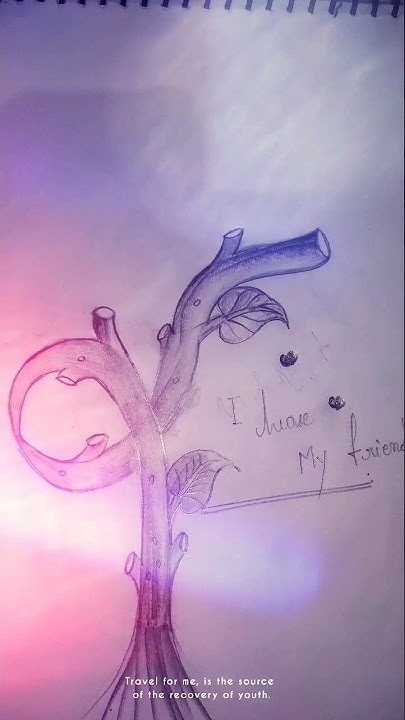 How to draw a flower Tree #short video flower 🌺🌺 - YouTube