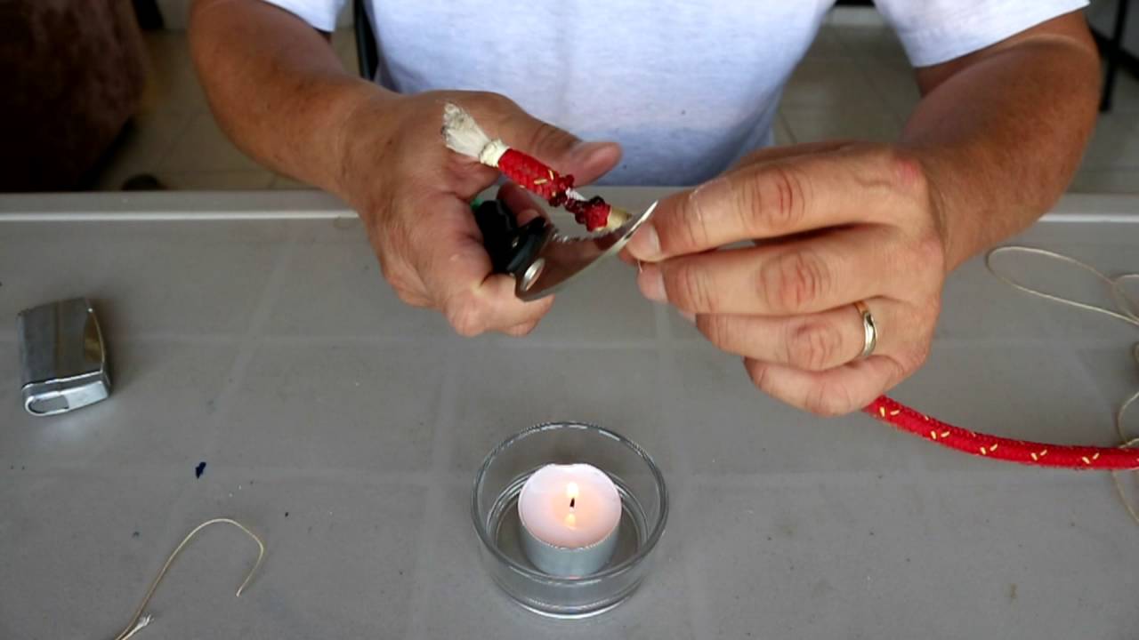 Seizing - Whipping Melting Yacht hi-tech line ends - YouTube