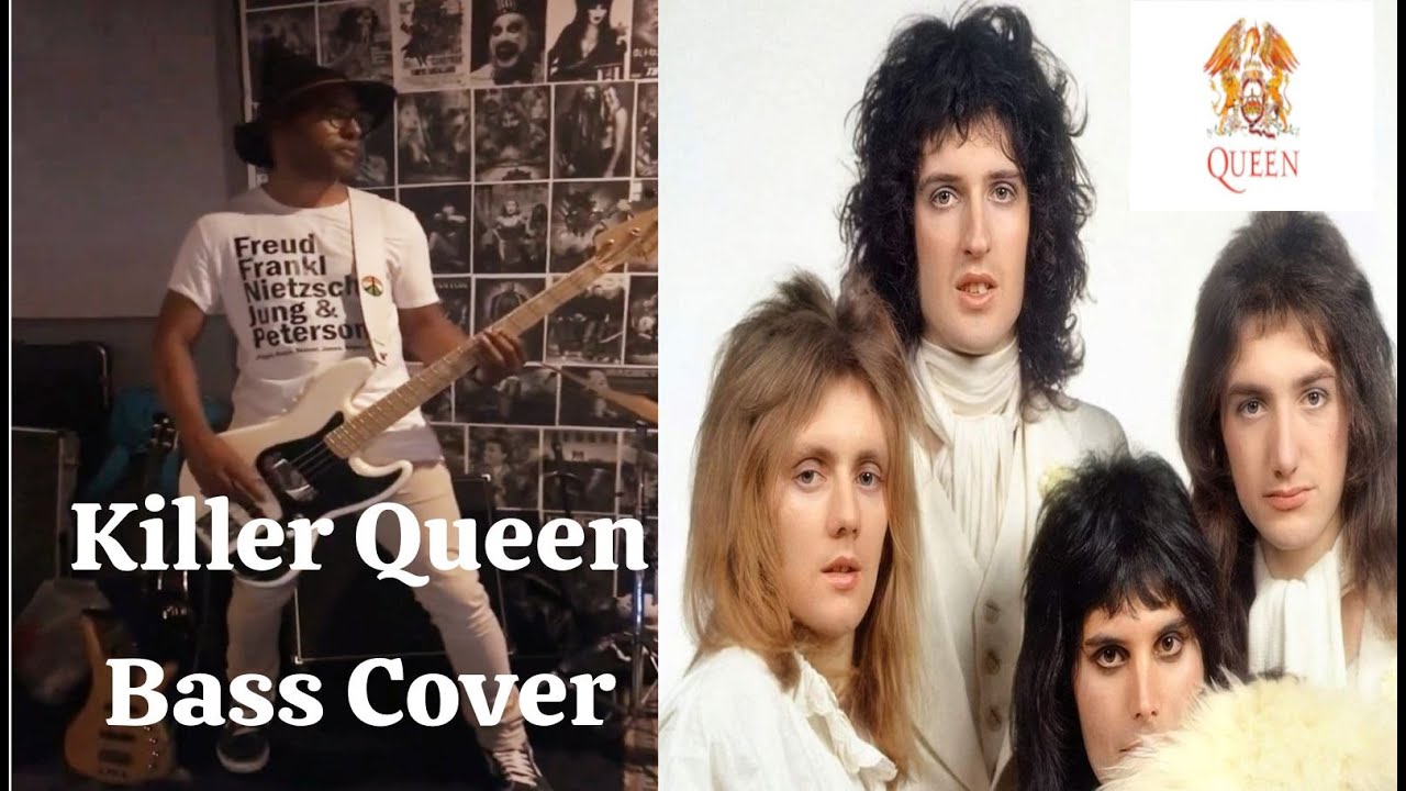 Queen - Linha de baixo - Killer Queen (Bass/Bajo/Kontrabas/ डबल बास ...