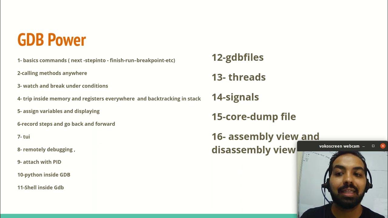 Mastering gdb #1 - YouTube