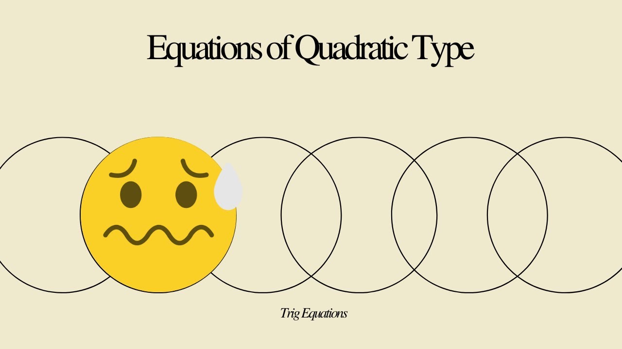 Equations of Quadratic Type - YouTube