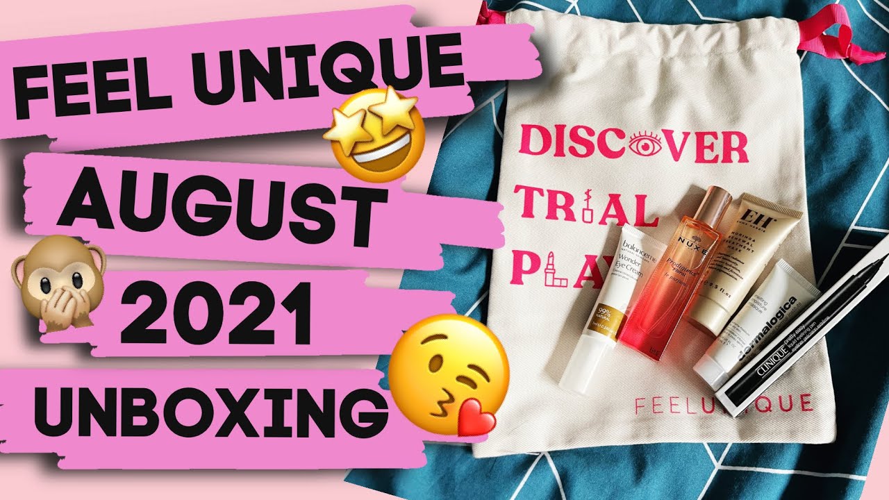 FEEL UNIQUE BRAND NEW BEAUTY BOX! Unboxing! Prices! Discount Code Below ...