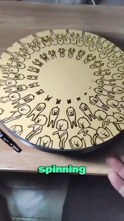 You can use the principle of visual persistence to create animations#fyp - YouTube