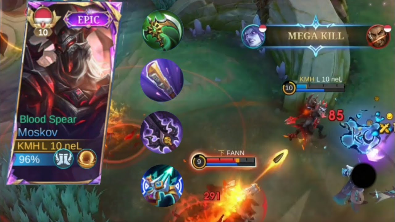 MOSKOV MYTHICAL GLORY JUST MVP.HARD GAME IN EARLY !!! #mobilelegends # ...