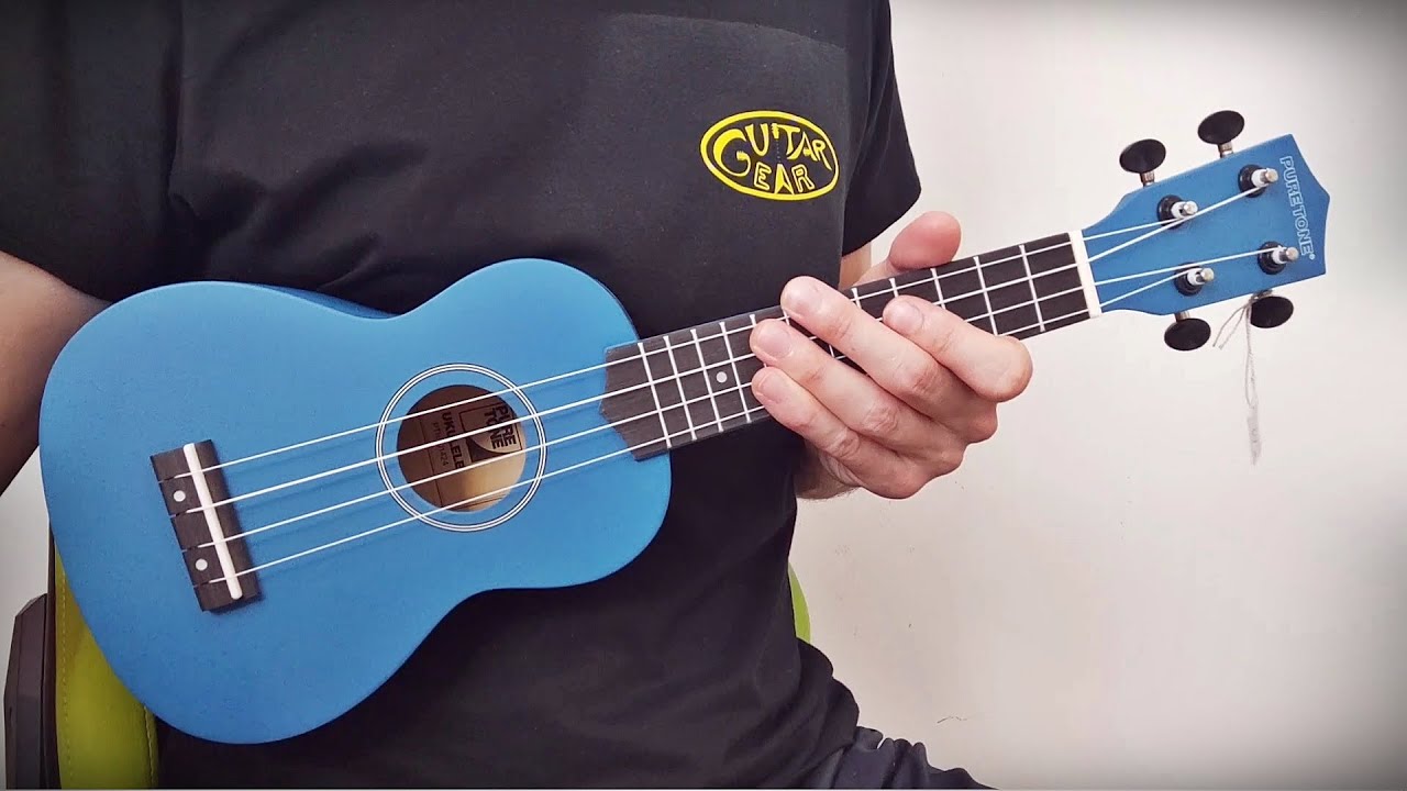 UKULELE Pure Tone KUS15 Blue - UKULELE SOUND - YouTube