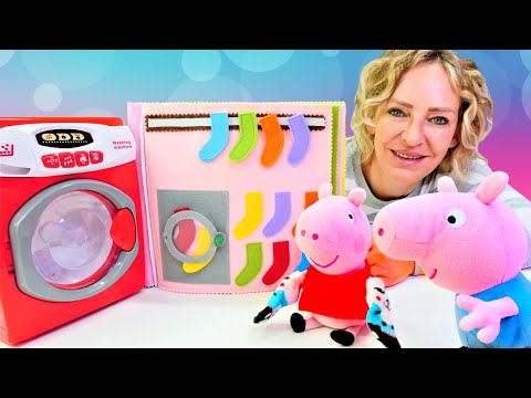 Çocuklar için Peppa Pig oyuncakları. Seçkin  videolar derlemesi. Çocuk videoları
