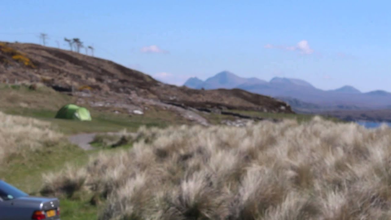 Sands campsite Gairloch June 2013 - YouTube