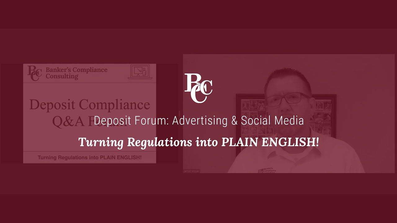Deposit Forum: Advertising & Social Media - YouTube