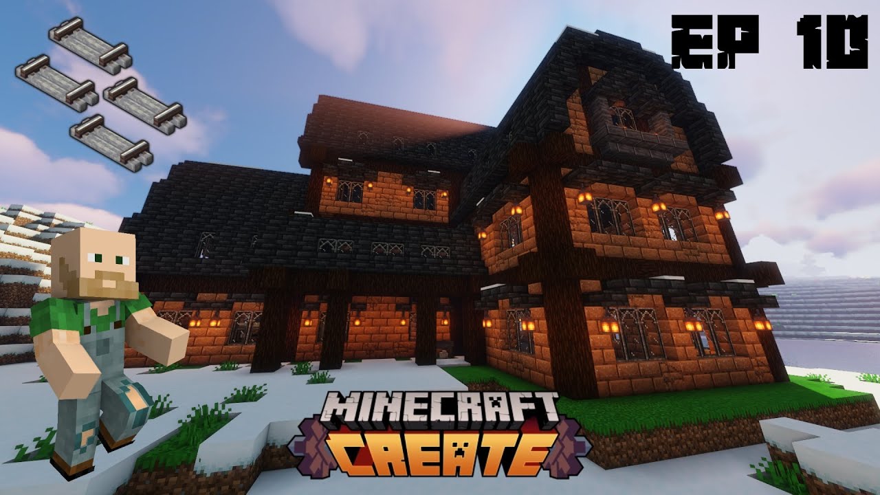 I Built an AUTOMATIC TRAIN TRACK FACTORY Minecraft Create Mod - YouTube