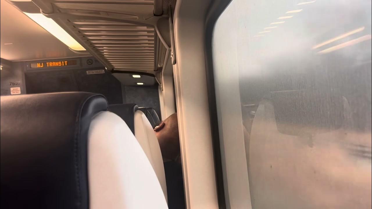 NJ Transit Northeast Corridor Train #7840 Multilevel Ride from Princeton Junction to New ...