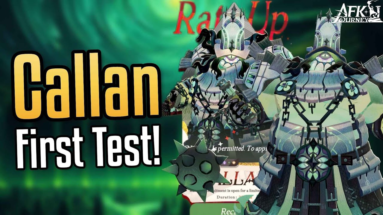 Testing Callan LIVE: Tank or FAIL?! - AFK Journey - YouTube