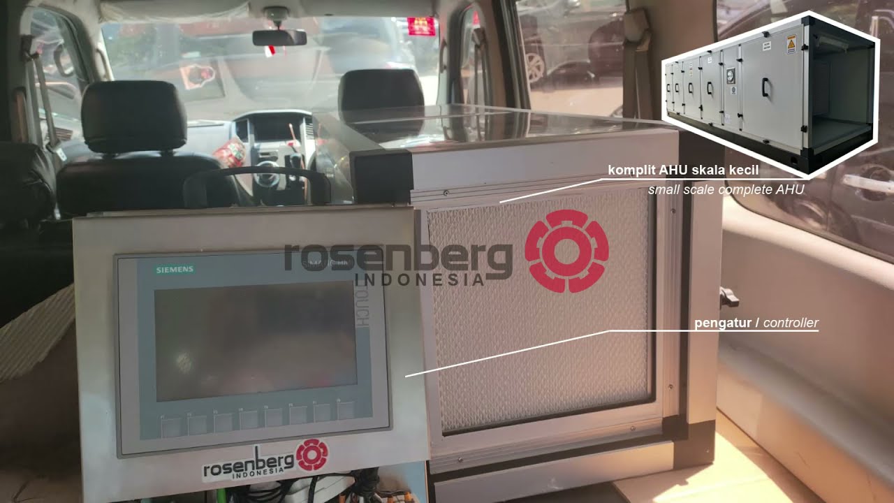 Rosenberg Presentation Team with complete mini AHU demo unit - YouTube