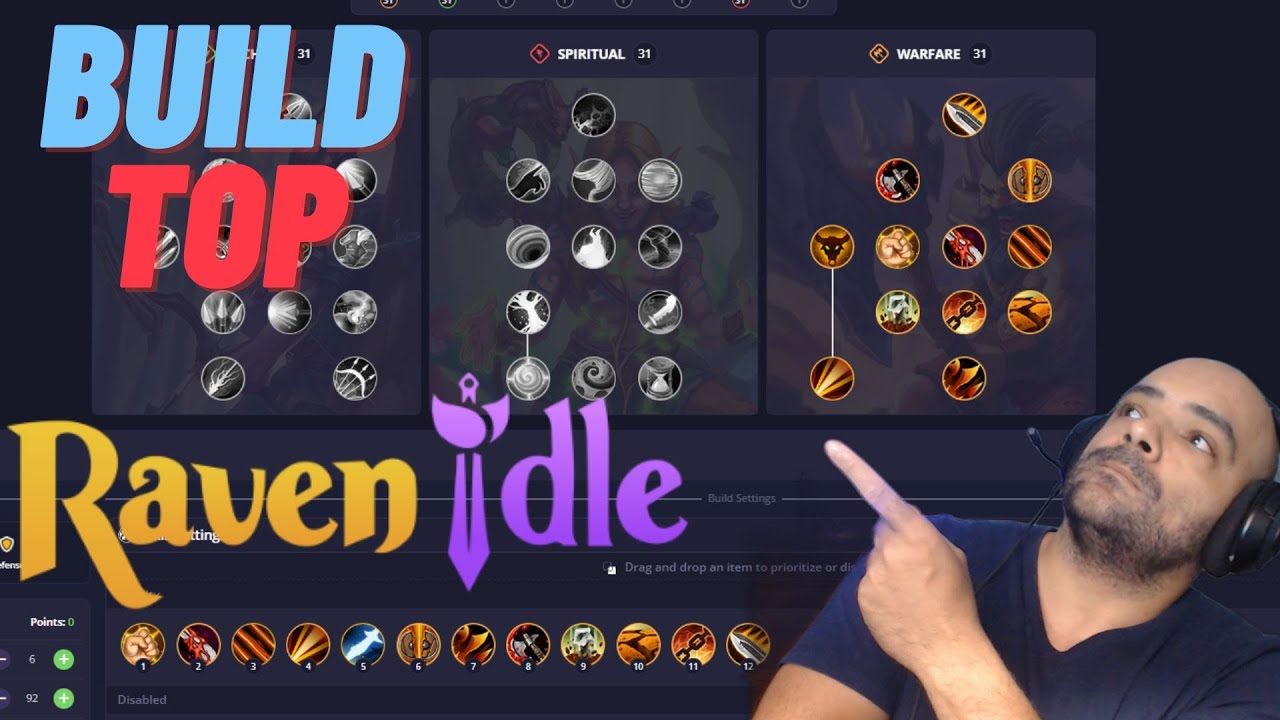 Raven Idle build! - YouTube