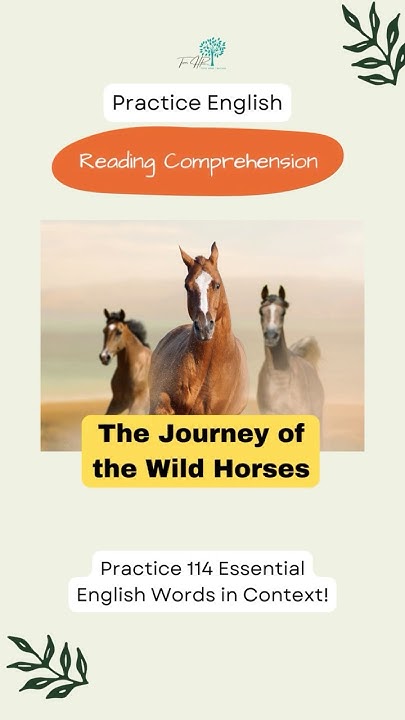 English Reading Quiz 3 ️ The Journey of the Wild Horses – Practice 114 ...