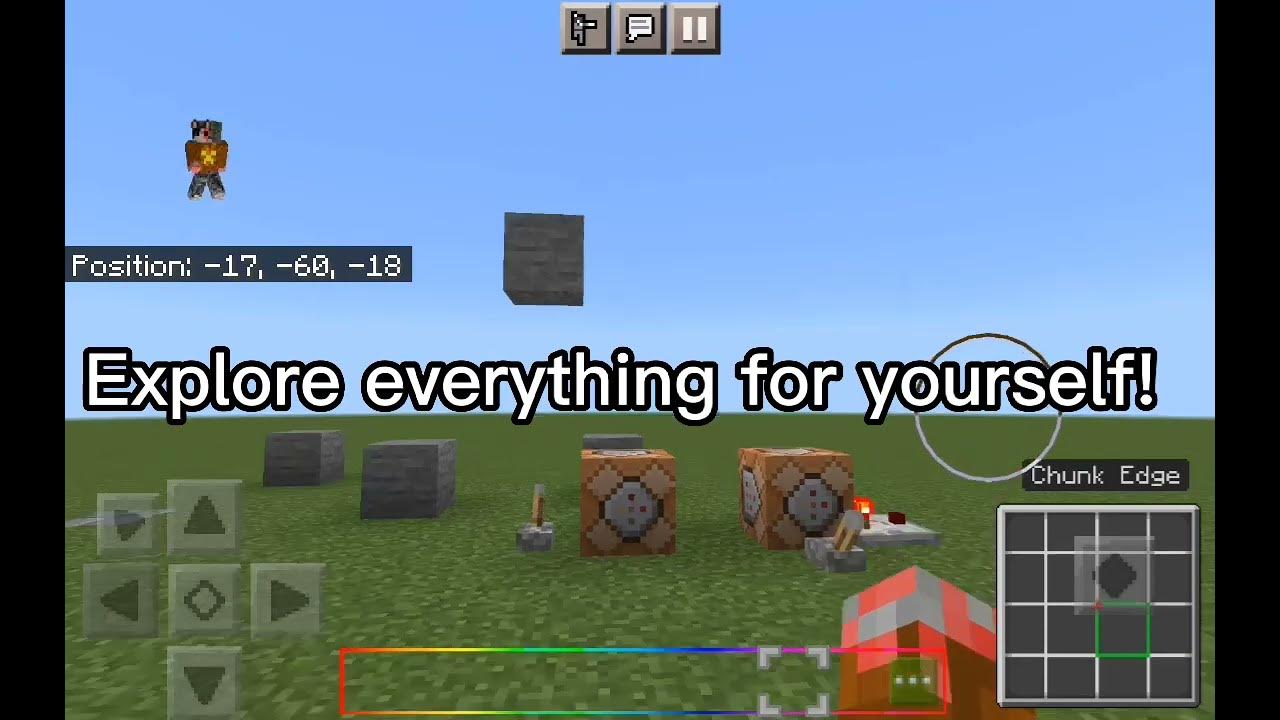 MCPE Command Block Tutorial E2 - YouTube