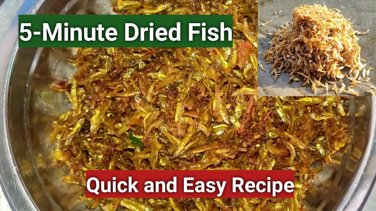 5-Minute Dried Fish Dish | Quick and Easy Recipe | Step-by-Step Guide ...
