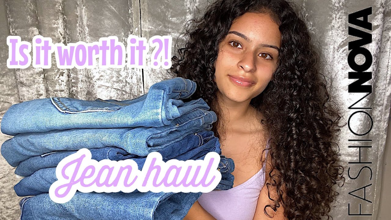 FASHION NOVA JEAN HAUL SIZE 5 - YouTube