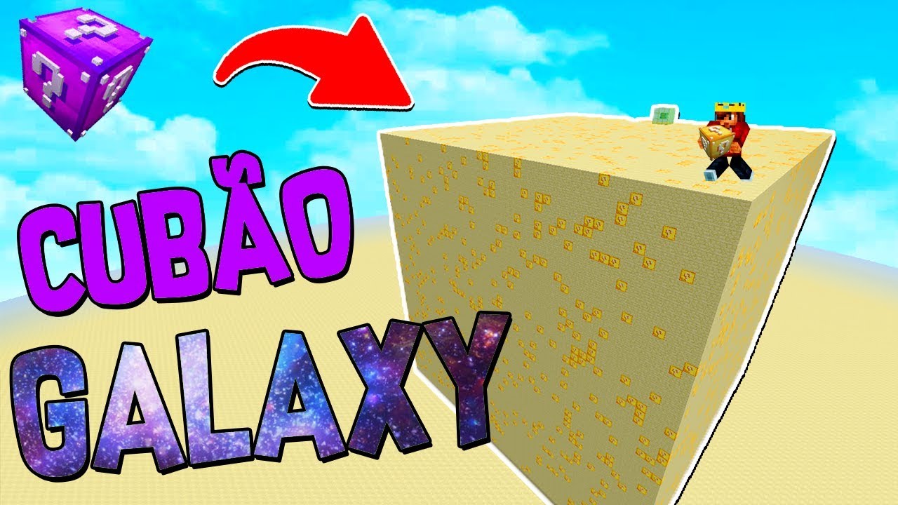 CubÃo De Lucky Block Galaxy No Minecraft Youtube