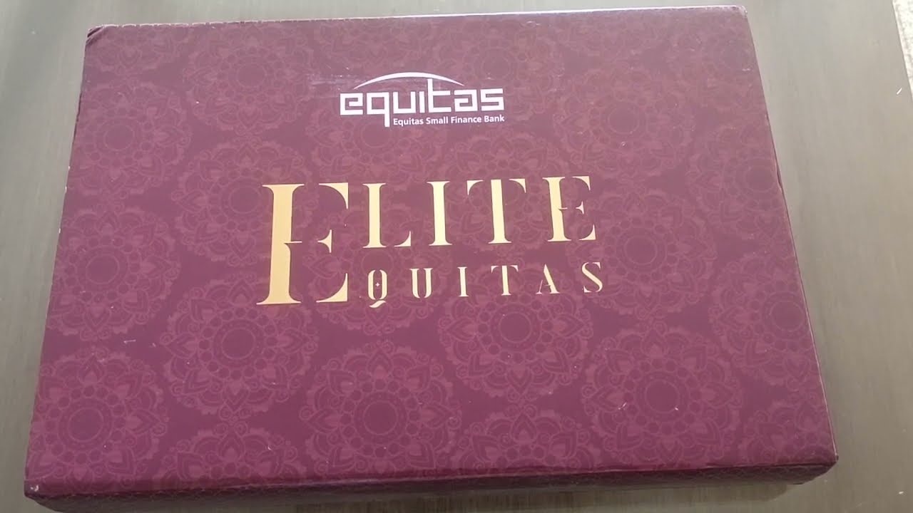 EQUITAS BANK ELITE SAVINGS Account Unboxing Welcome Kit (Small Savings ...