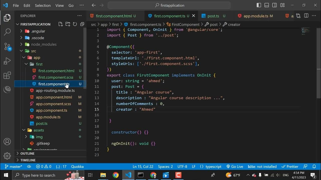 23- Angular course for beginners 2023 : Directives - ngIf Directive ...