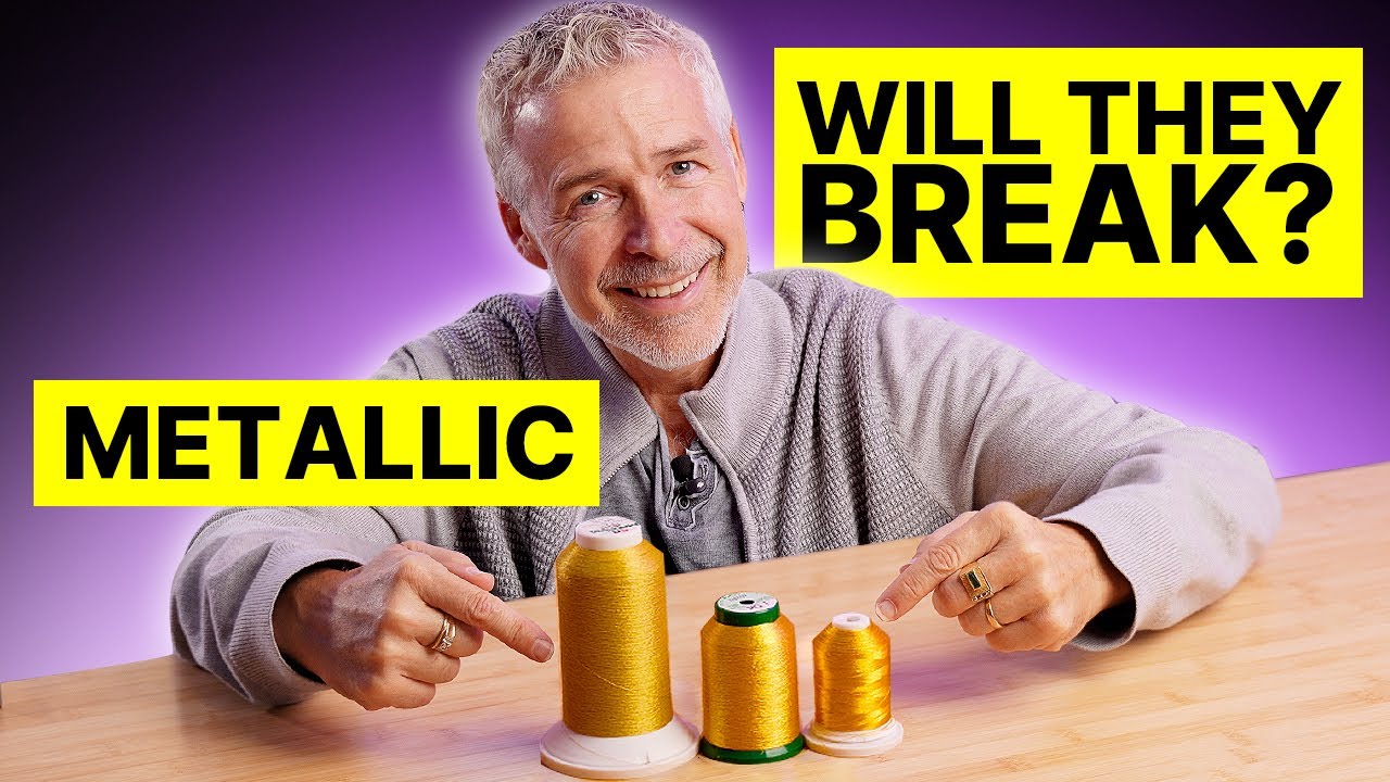 I Tested Metallic Threads to see if they BREAK! - YouTube