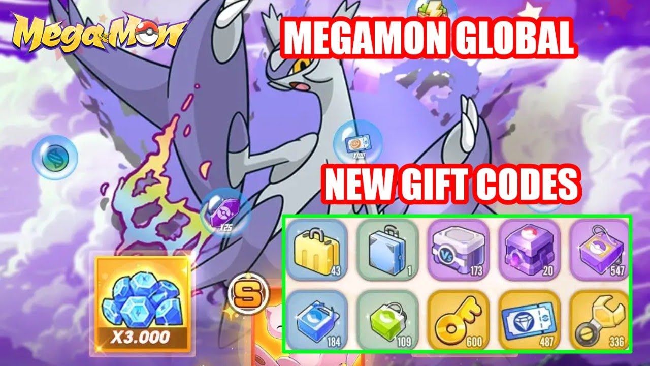 NEW MEGAMON GLOBAL CODES 2025 | MEGAMON GIFT CODES 11 AUGUST 2025 ...