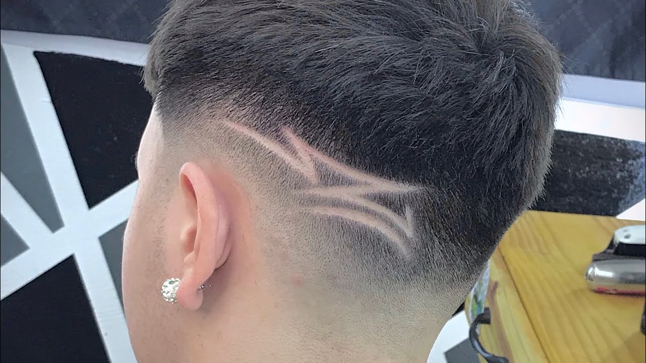 Corte de pelo MID FADE ! Técnica tijera sobre peine ️ ️ ...