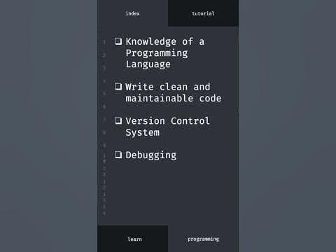 top technical skills for programmers - YouTube