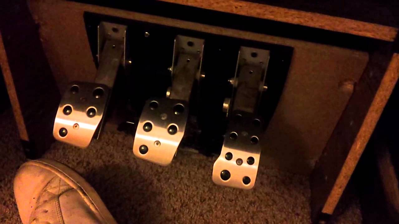 Custom Desk Sim Racing Setup - YouTube