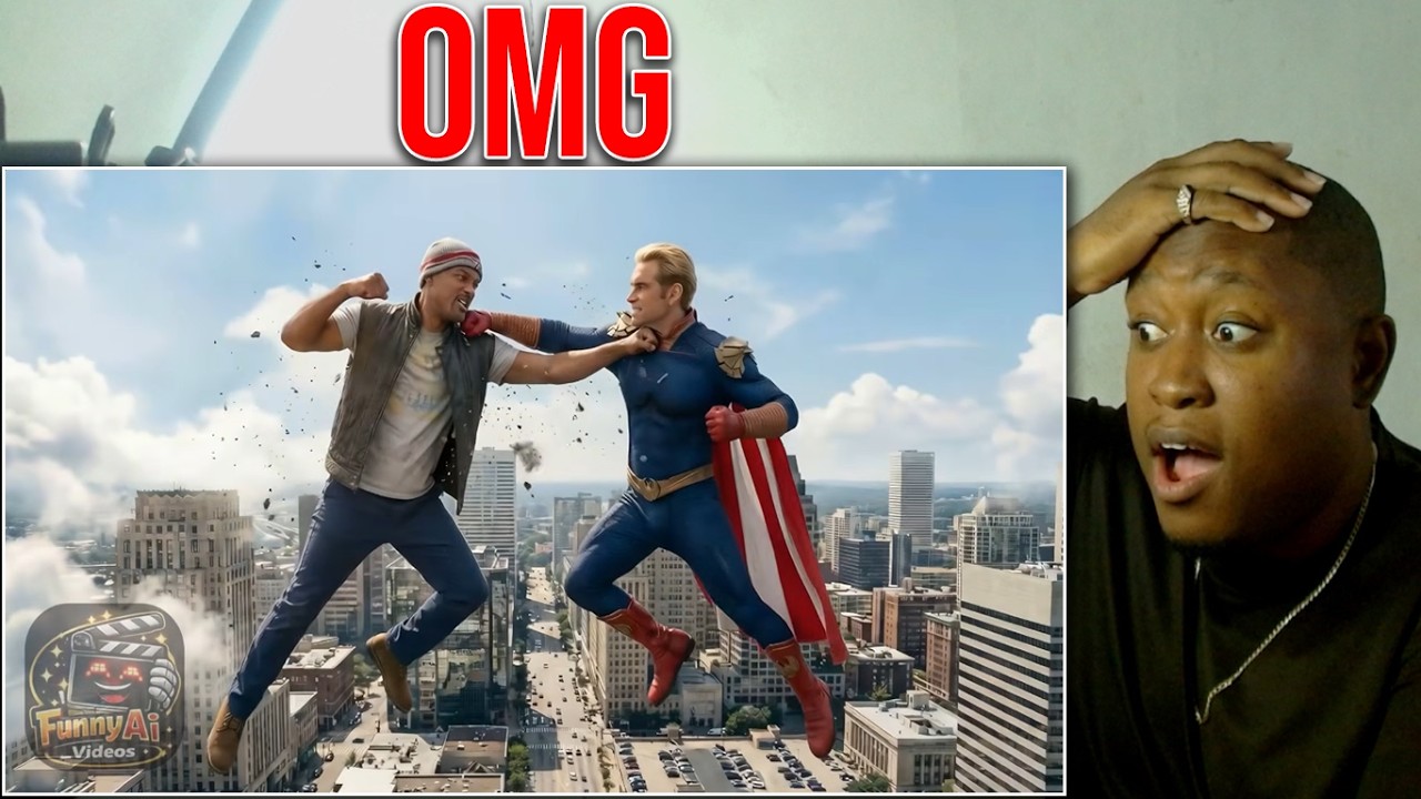 Hancock Vs Homelander AI Fight Reaction - YouTube
