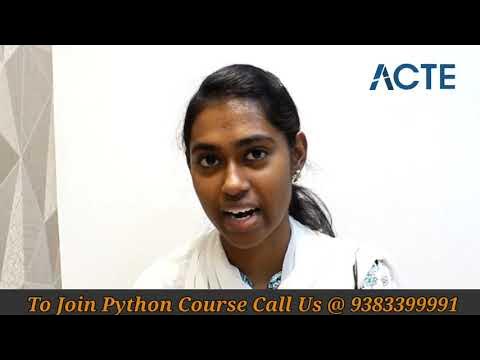 ACTE Student Reviews | Python Training In ACTE Chennai | Best Training ...