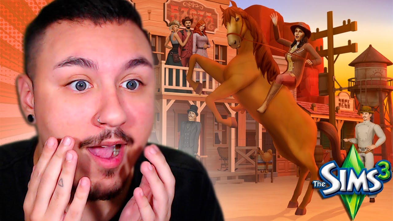 JOGANDO COM CAVALOS PELA PRIMEIRA VEZ NO THE SIMS 3 - YouTube