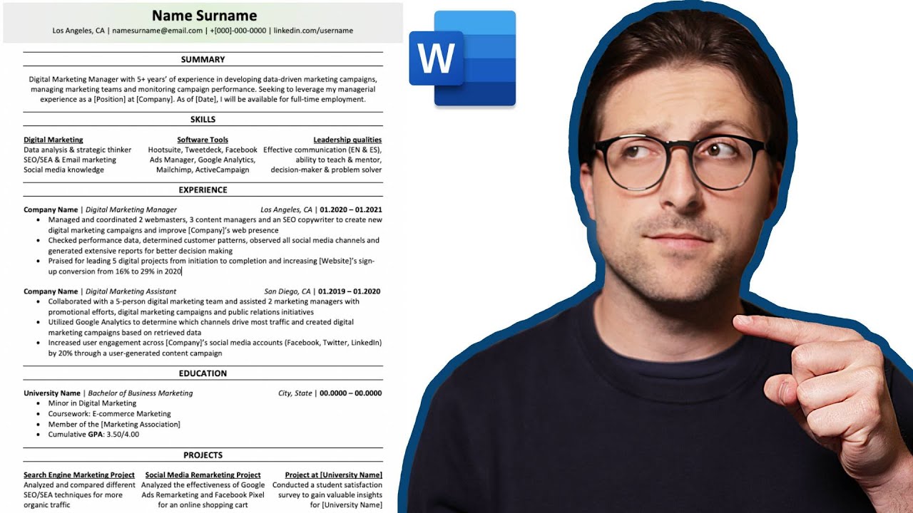 How To Make A Resume For Digital Marketing Managers 2024 Resume How To Make A Resume For Digital Marketing Managers 2024 Resume