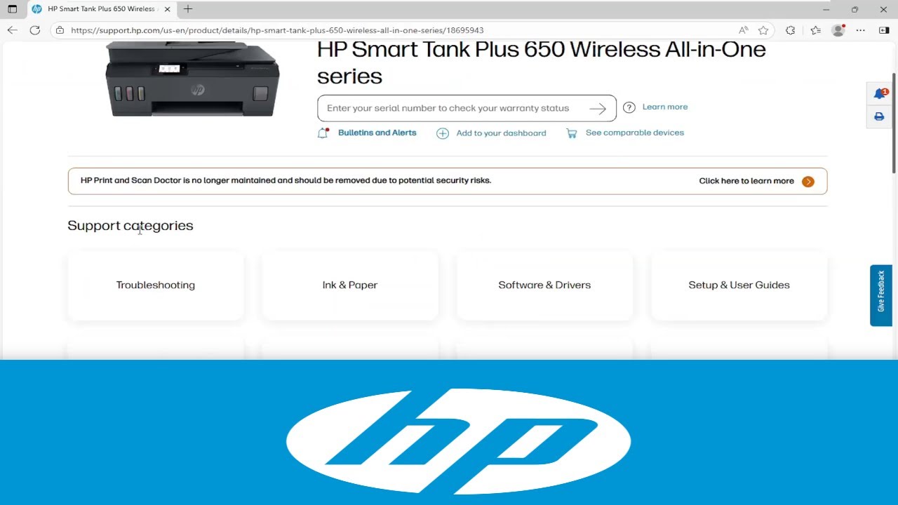 How To Install and Setup HP Smart Tank 650 Printer [Guide] - YouTube