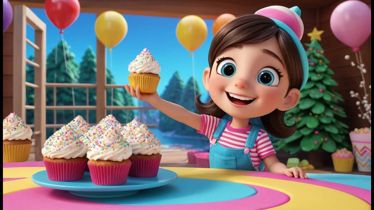 The Cupcake Parade Goes Marching On Rhyme Song | Popular Nursery Rhyme ...