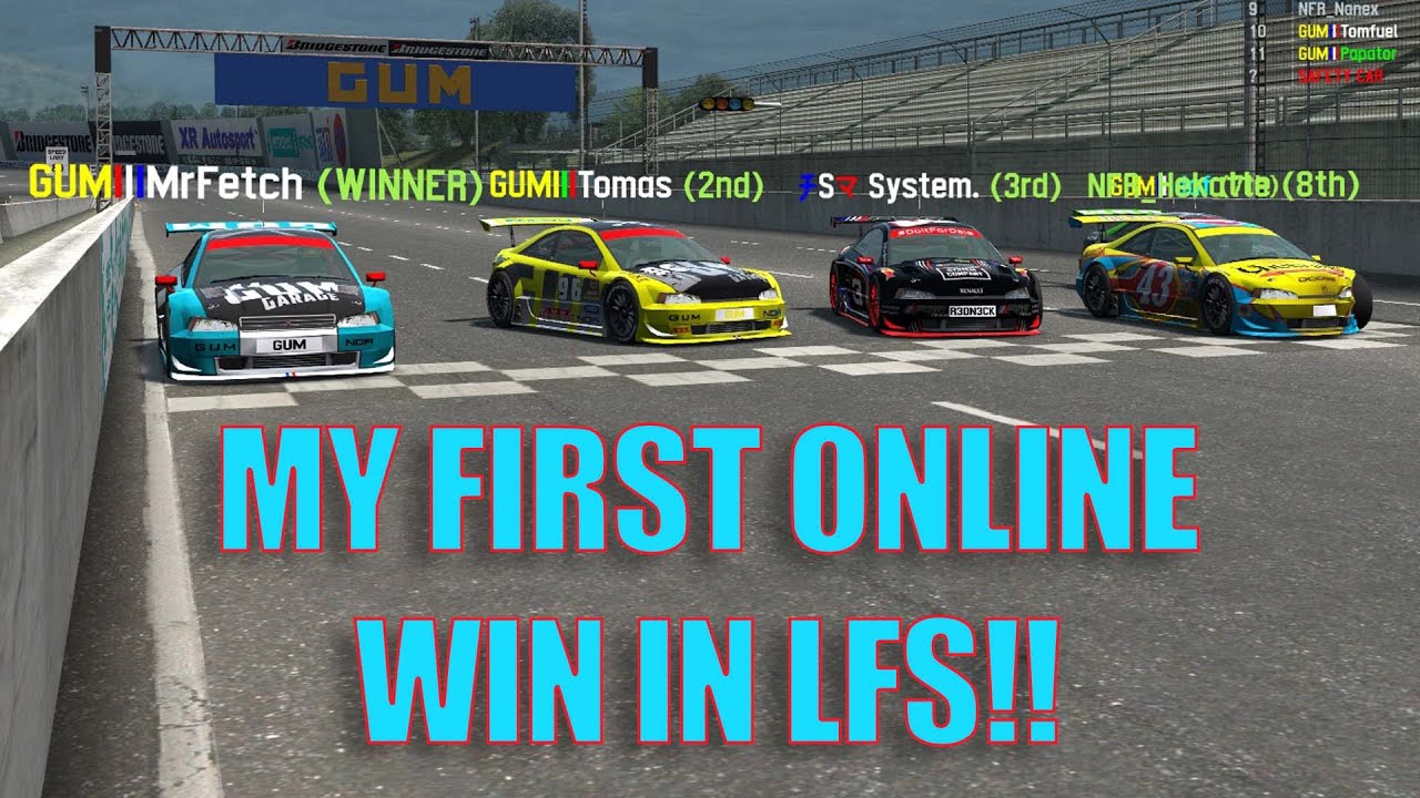 MY FIRST ONLINE WIN IN LFS!! - YouTube