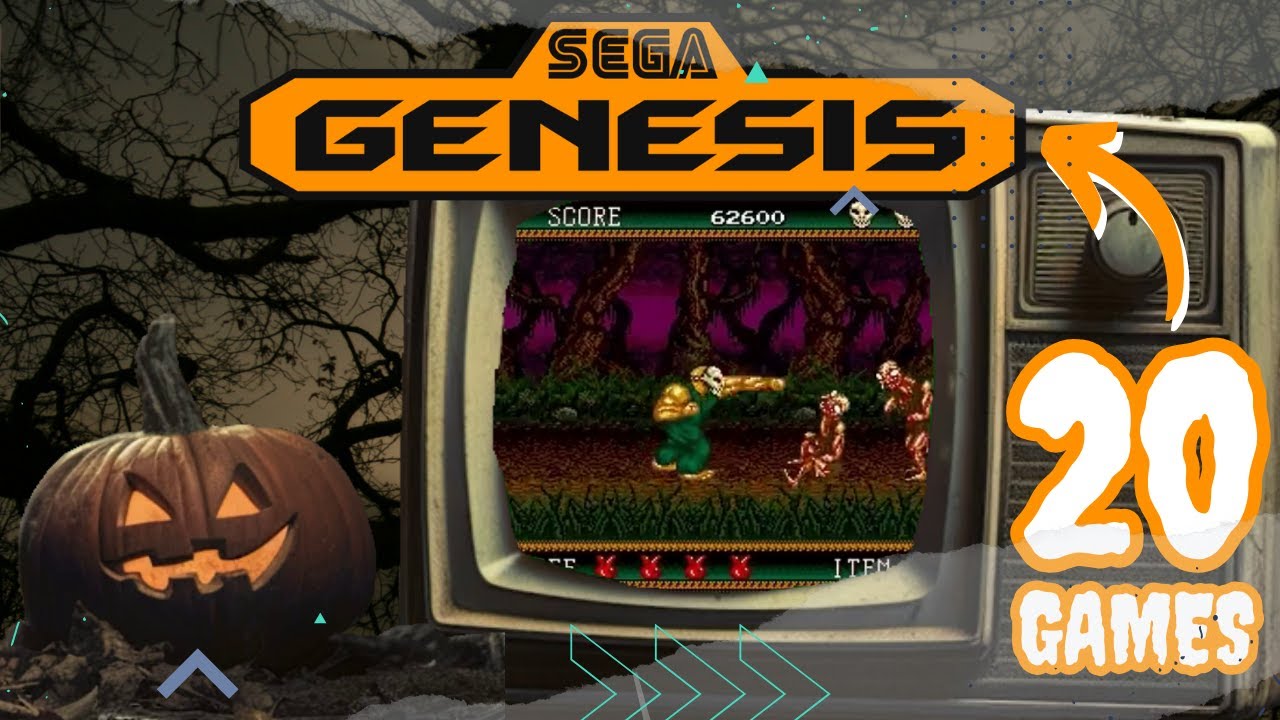 🎃 HALLOWEEN special | 😱 20 Sega GENESIS games to play on Halloween ...