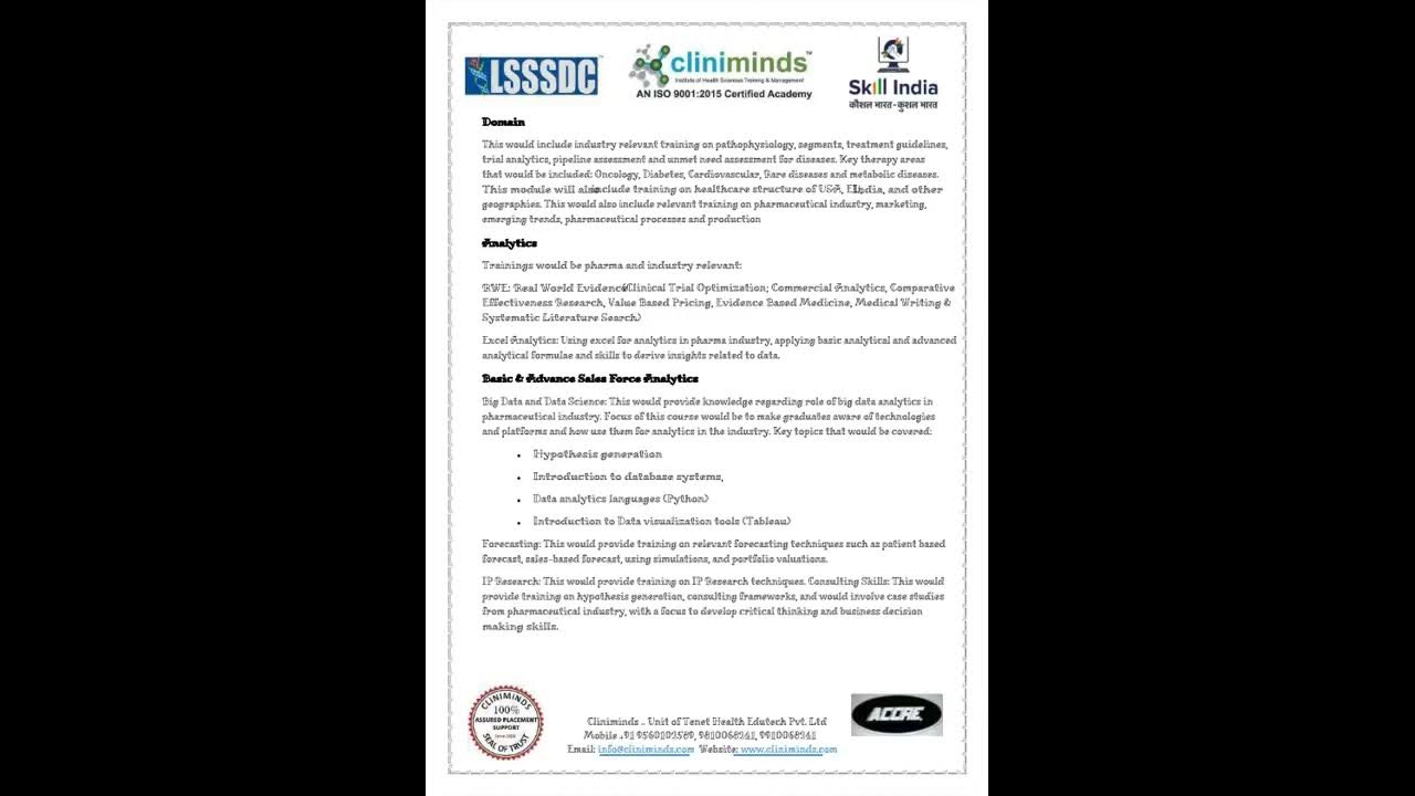 ADVANCED POST GRADUATE DIPLOMA IN PHARMACEUTICAL BUSINESS ANALYTICS advanced-post-graduate-diploma-in-pharmaceutical-business-analytics