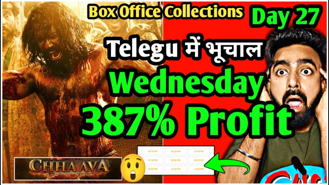 Chhaava Box Office Collections Day 27 Chava Movie Collection Chhaava ...