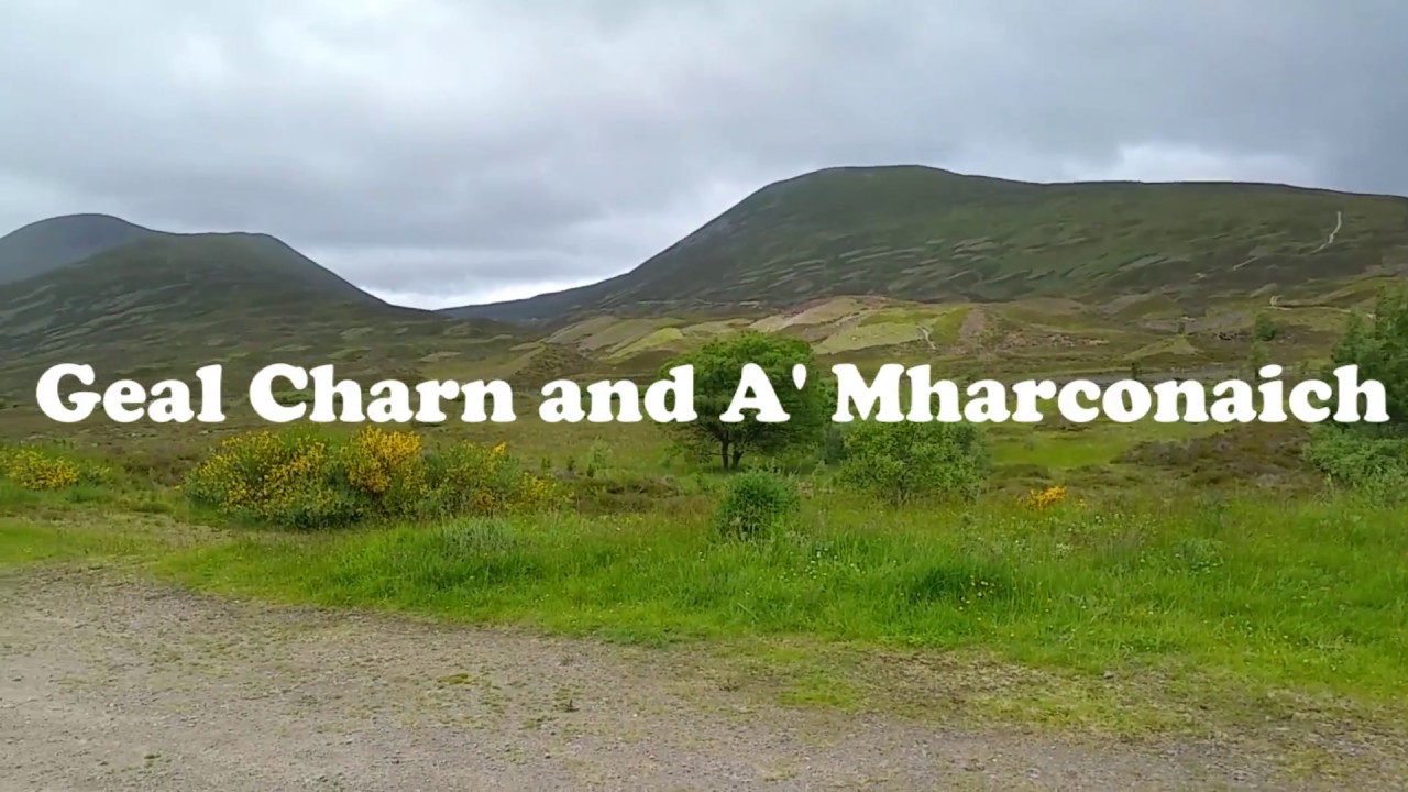 Geal Charn and A' Mharconaich, Drumochter Video - YouTube