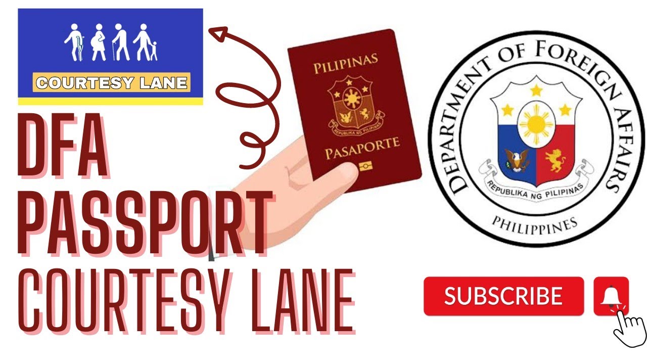 DFA PASSPORT COURTESY LANE || WHO ARE ELIGIBLE?? - YouTube