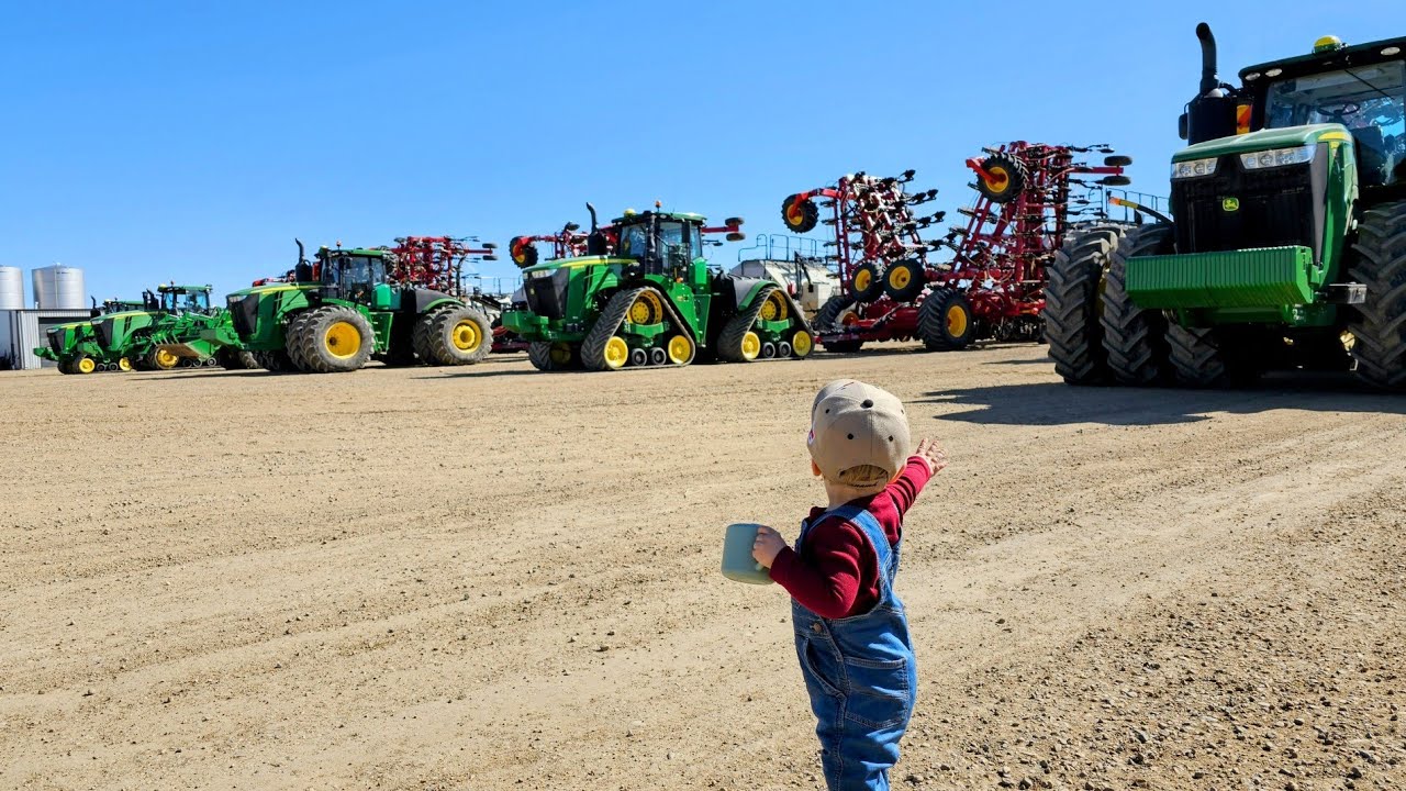 First Day of Seeding 2023! | Mike Mitchell | The Content Farm