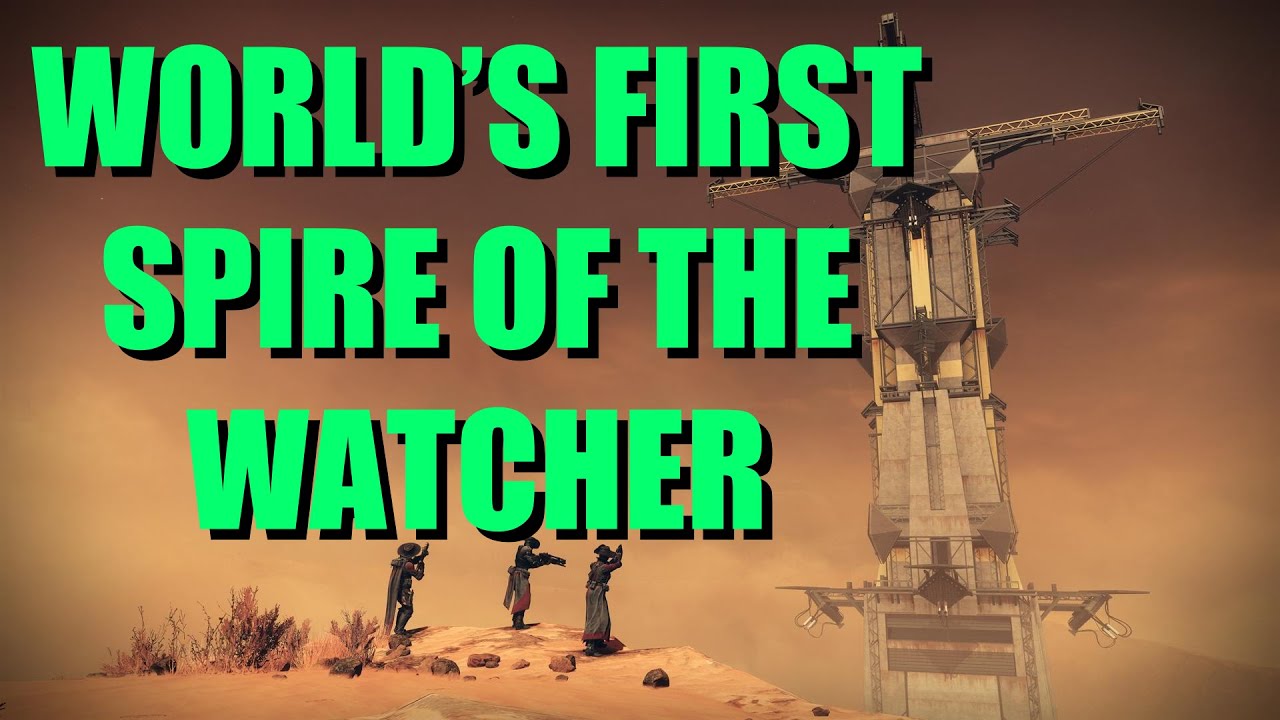 World's First Spire of The Watcher Dungeon - YouTube