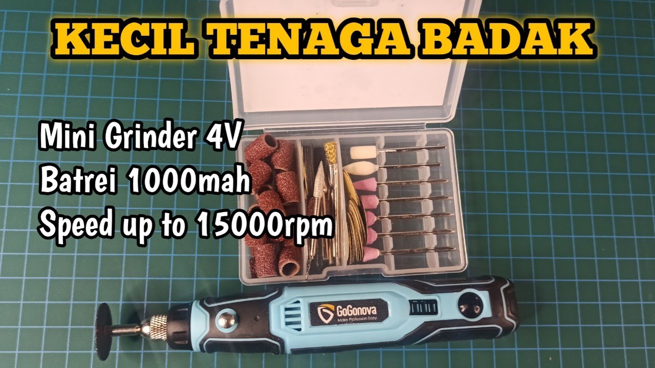 Mini Grinder Terbaru Tanpa Kabel dari GoGonova #minigrinder #bormini # ...