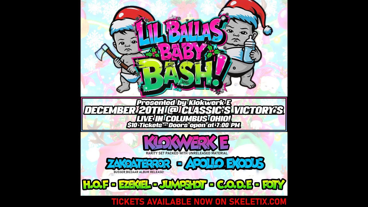 Klokwerk E "Take what's mine" Lil Ballas baby bash 12/20/24 Columbus, OH - YouTube