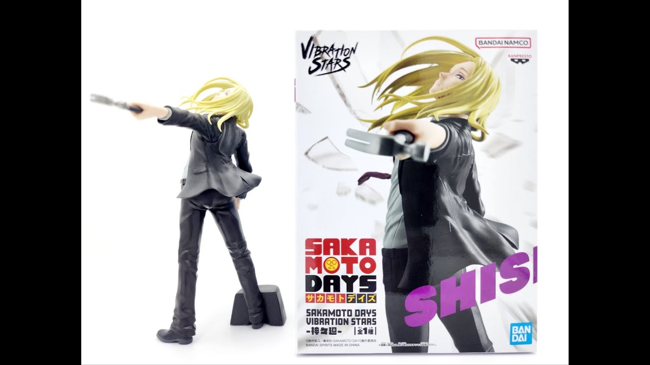 [피규어 언박싱] 사카모토 데이즈 반프레스토 바이브레이션 스타즈 시시바 피규어 SAKAMOTO DAYS BANPRESTO ...