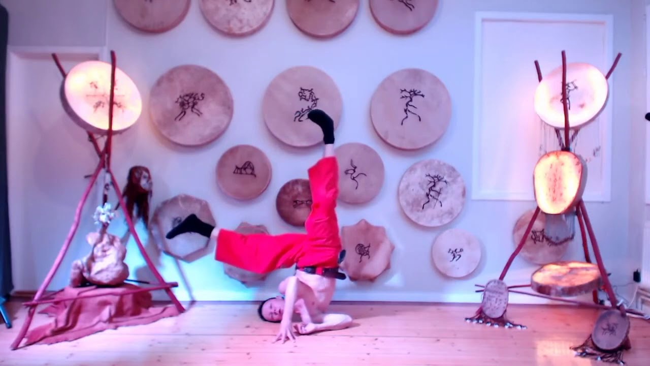 Dancing The Sami Dance - YouTube