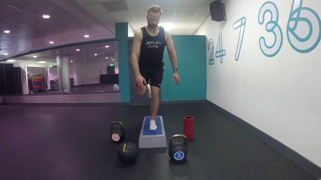 Multidirectional Single Leg Arm Reaches - YouTube